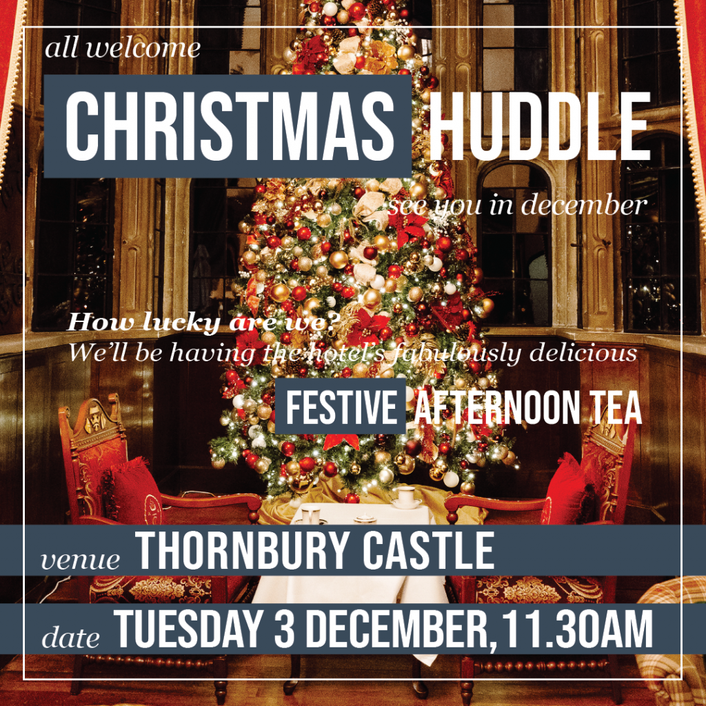 10 years on, we Huddled at Lords of the Manor and it was FAB∙U∙LOUS ...